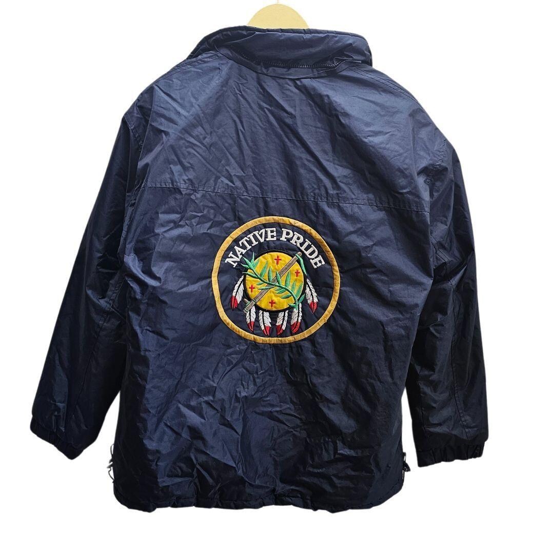 Native American Front and Back Embroidery Puffer Jacket Small - Etsy