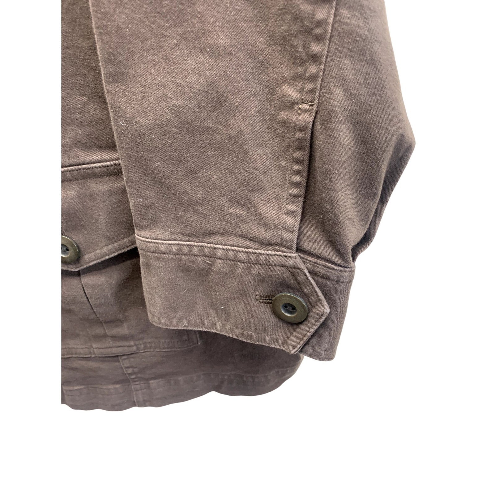Talbots Field Utility Jacket Brown Cotton 14W - Etsy