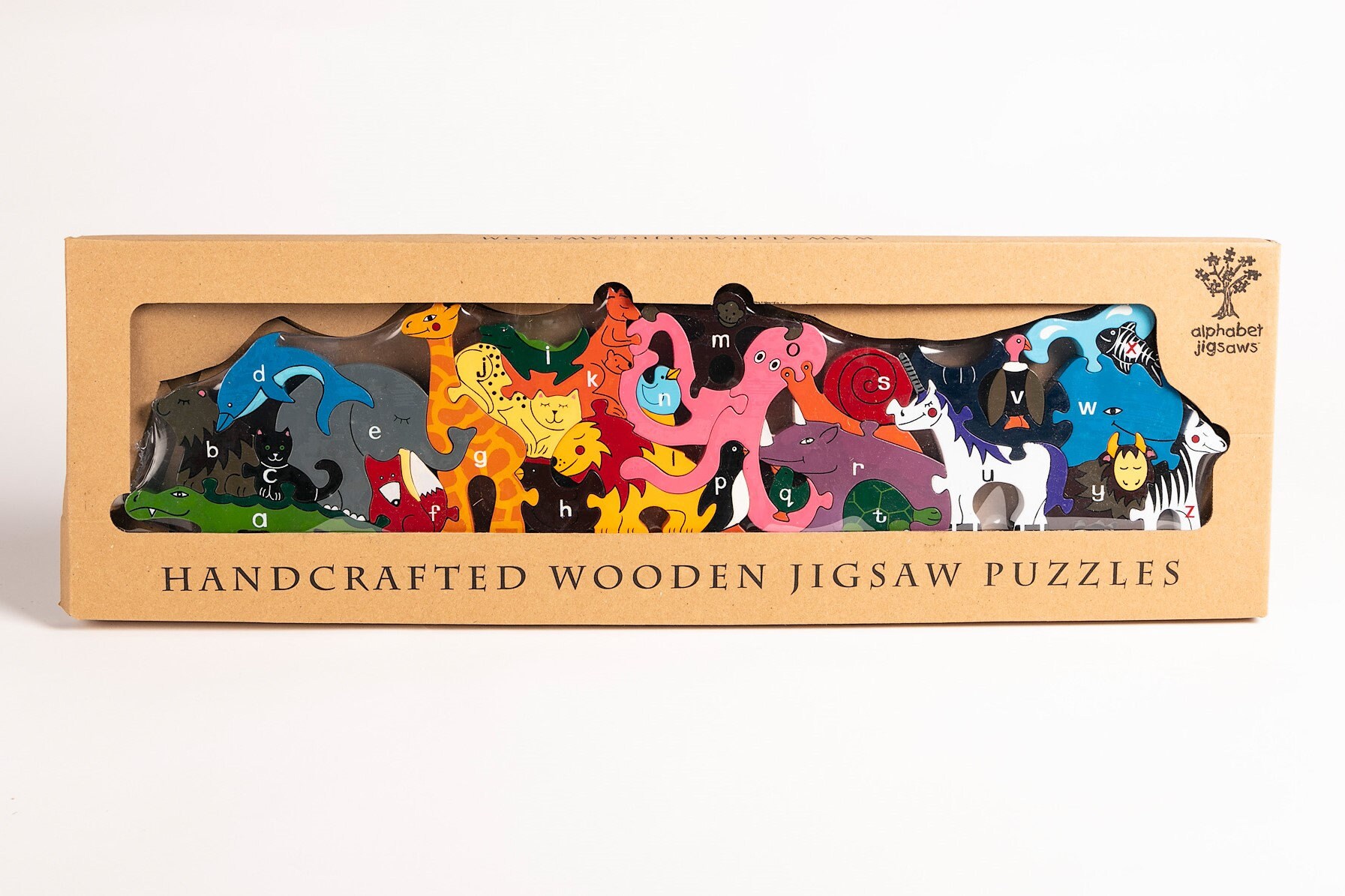 Alphabet Zoo Handcrafted Wooden Jigsaw Puzzle & Play Set - Etsy