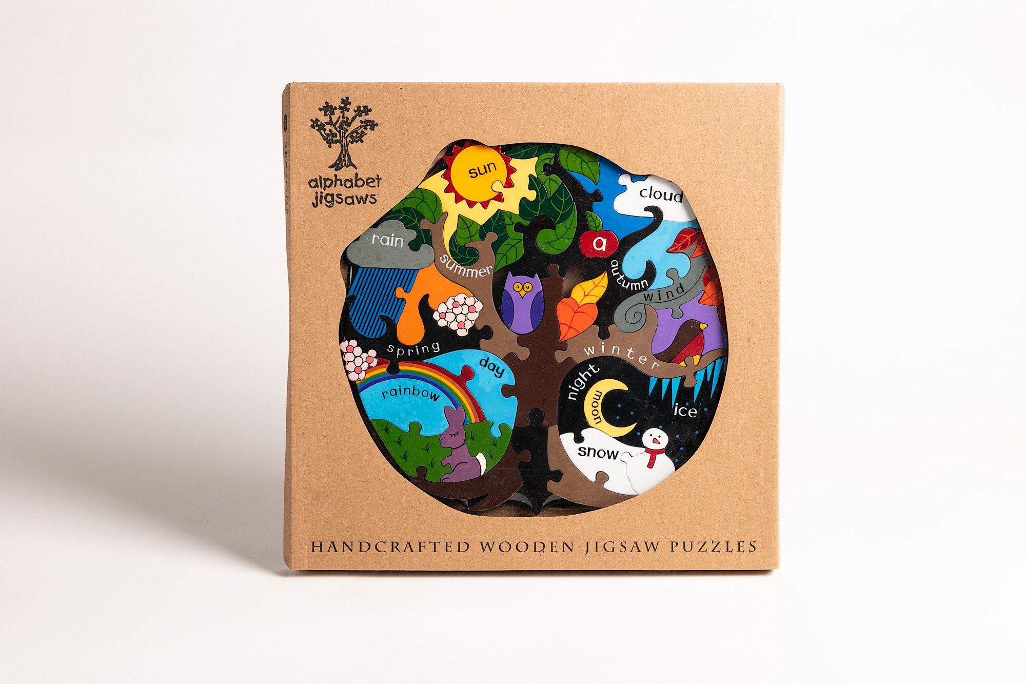 Seasons Handcrafted Wooden Jigsaw Puzzle - Etsy UK