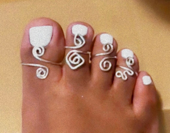 Goddess Adjustable Toe Rings - Etsy