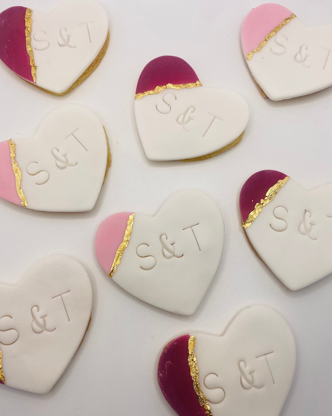 Personalized Wedding Cookies Colored - Etsy