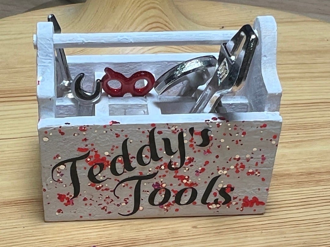 Personalized Elf Toolbox With Miniature Tools, Elf Prop Accessory - Etsy