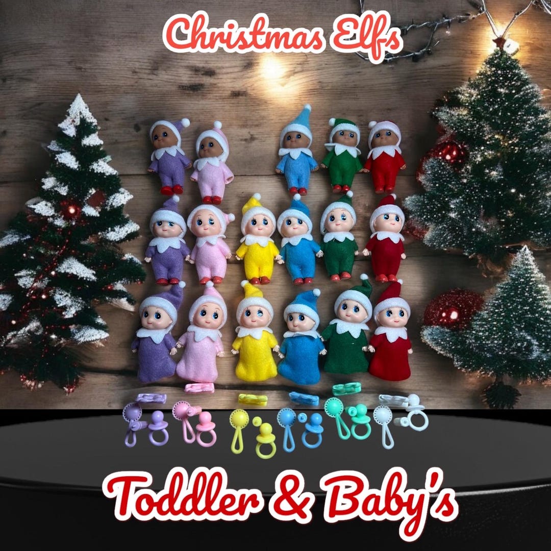 Baby Elf, Toddler Elf, Tan Elf, Tire Swing, Christmas Elf Swing, Elf ...