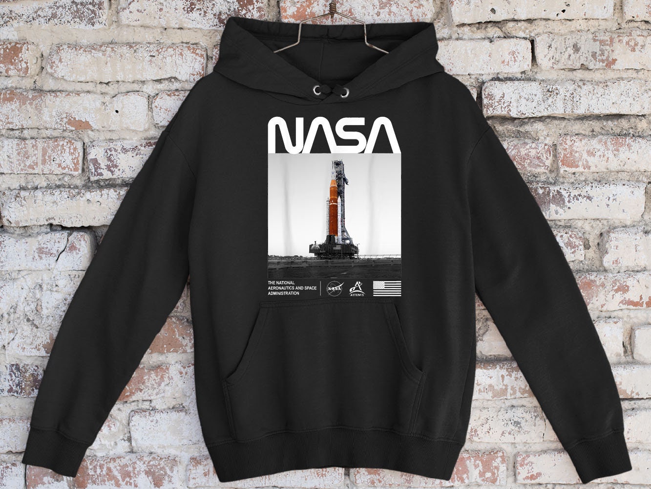 Nasa Artemis Sls Space Launch System Worm Insignia Logo Tshirt ...