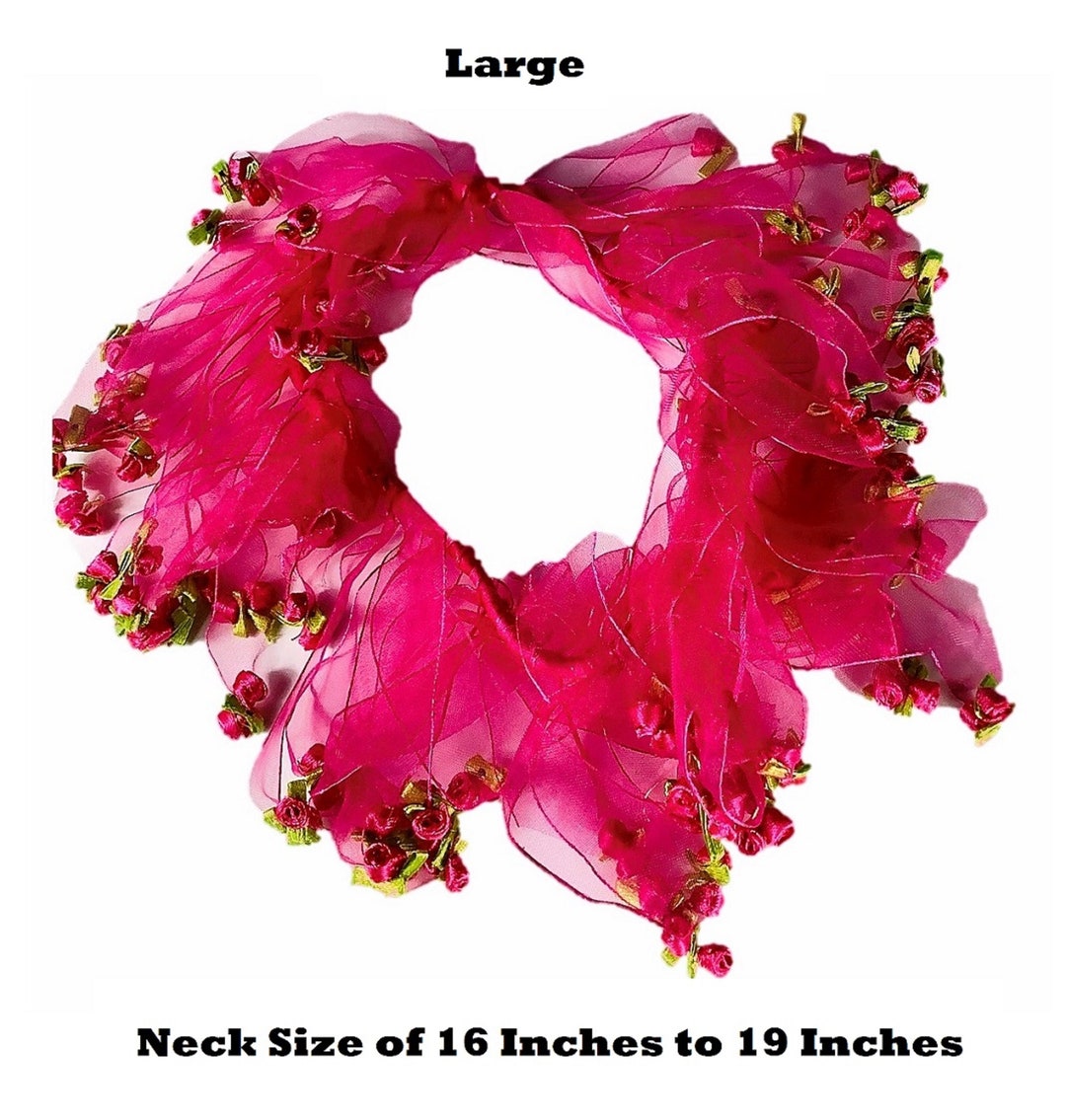 Roses Valentine Day Festive Pet Collars Small and Large - Etsy