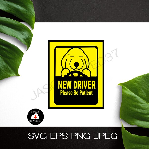 Driver Please Be Patient Sticker - Etsy