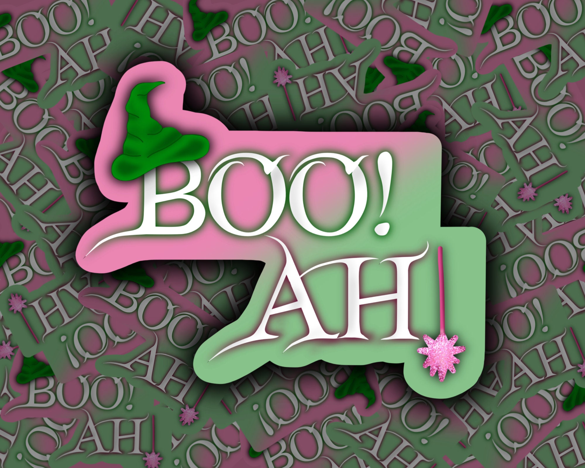 Boo! Ah! - Wicked Witches (3 Sticker Sizes Available) - Etsy