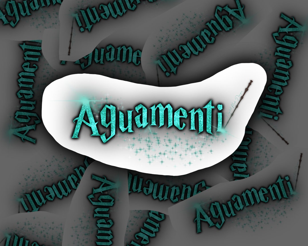 Aguamenti Wand Sticker - Etsy