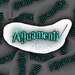 Aguamenti Wand Sticker - Etsy