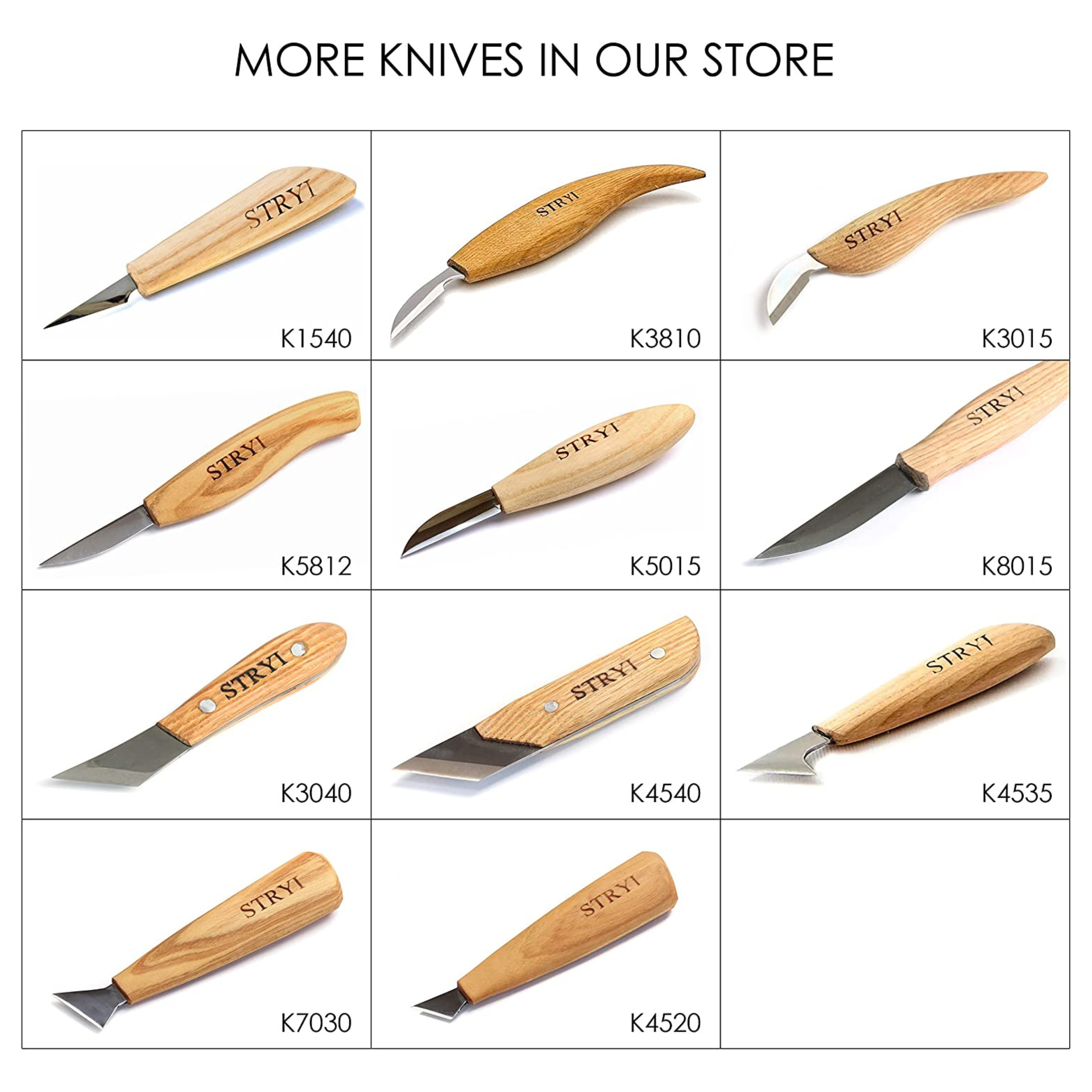 High Carbon Steel Wood Carving Knife Whittling Small Sloyd Knife Blade ...