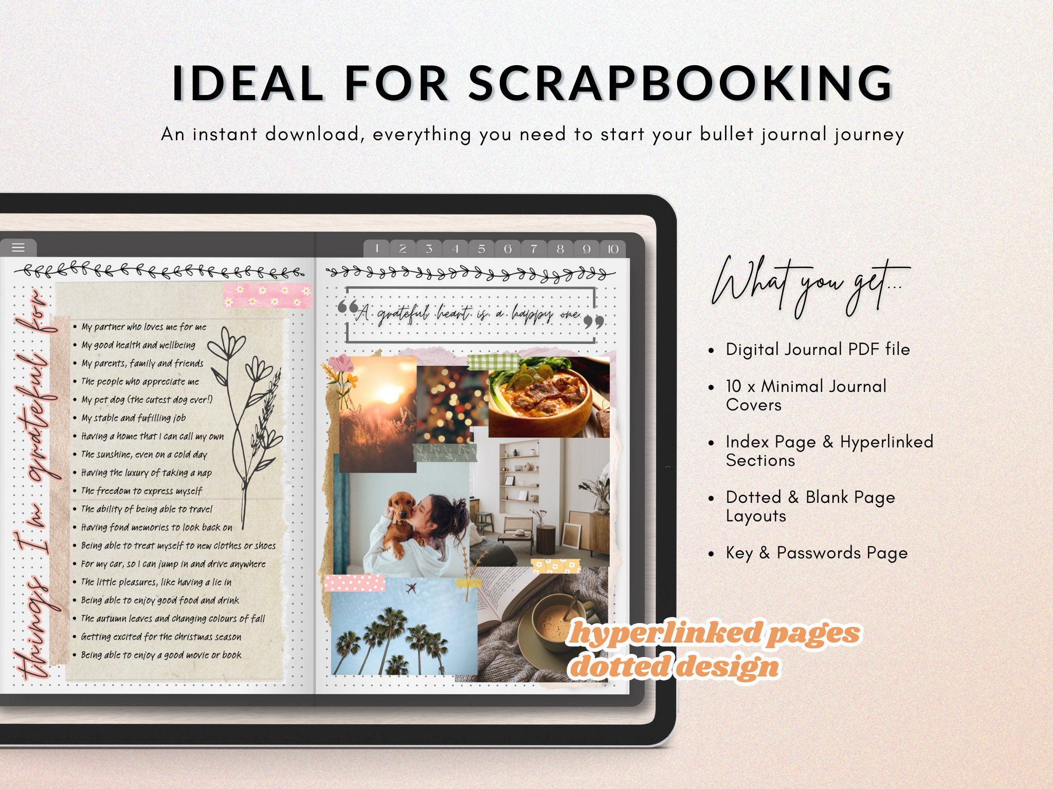 Digital Bullet Journal Digital Notebook Planner Bullet Journal for ...