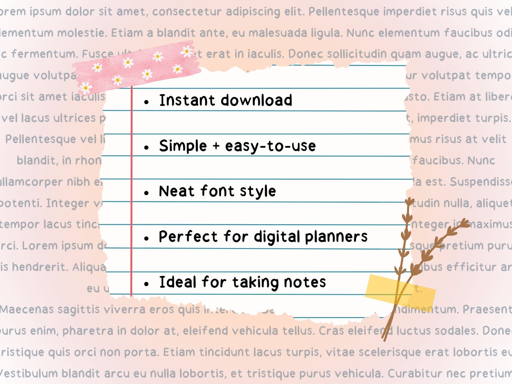 Sunny Notebook Handwritten Font | Cute Note-taking Font | Neat ...