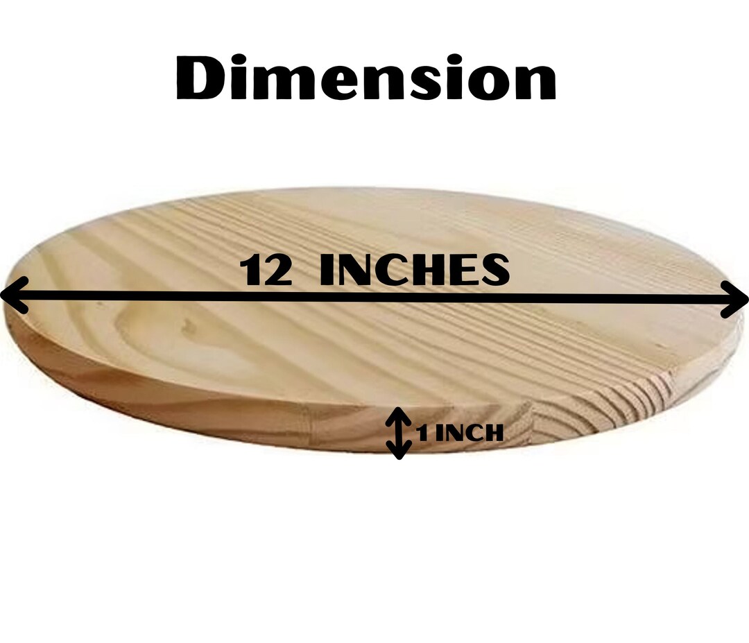 12" Pine Wood Rounds (3/4" Thick) - DIY Crafts & Decor - Etsy