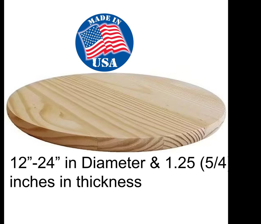 Pack of 5, 18'' in Diameter Blank Wood Rounds, Wood Rounds 18 Inch ...