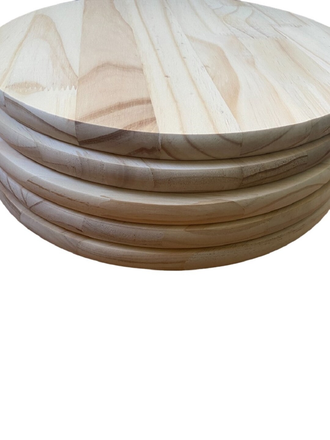 Pine Wood Rounds: 12" Unfinished Craft Blanks (3/4" Thick), 5-pack - Etsy