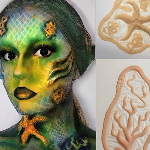 The Full Mermaid Collection SFX Make up Silicone - Etsy