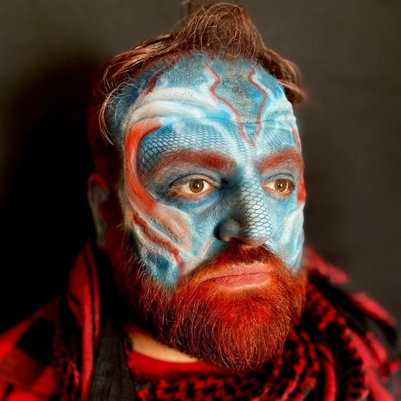 The Creature Face Piece Silicone Prosthetics SFX Make Up - Etsy