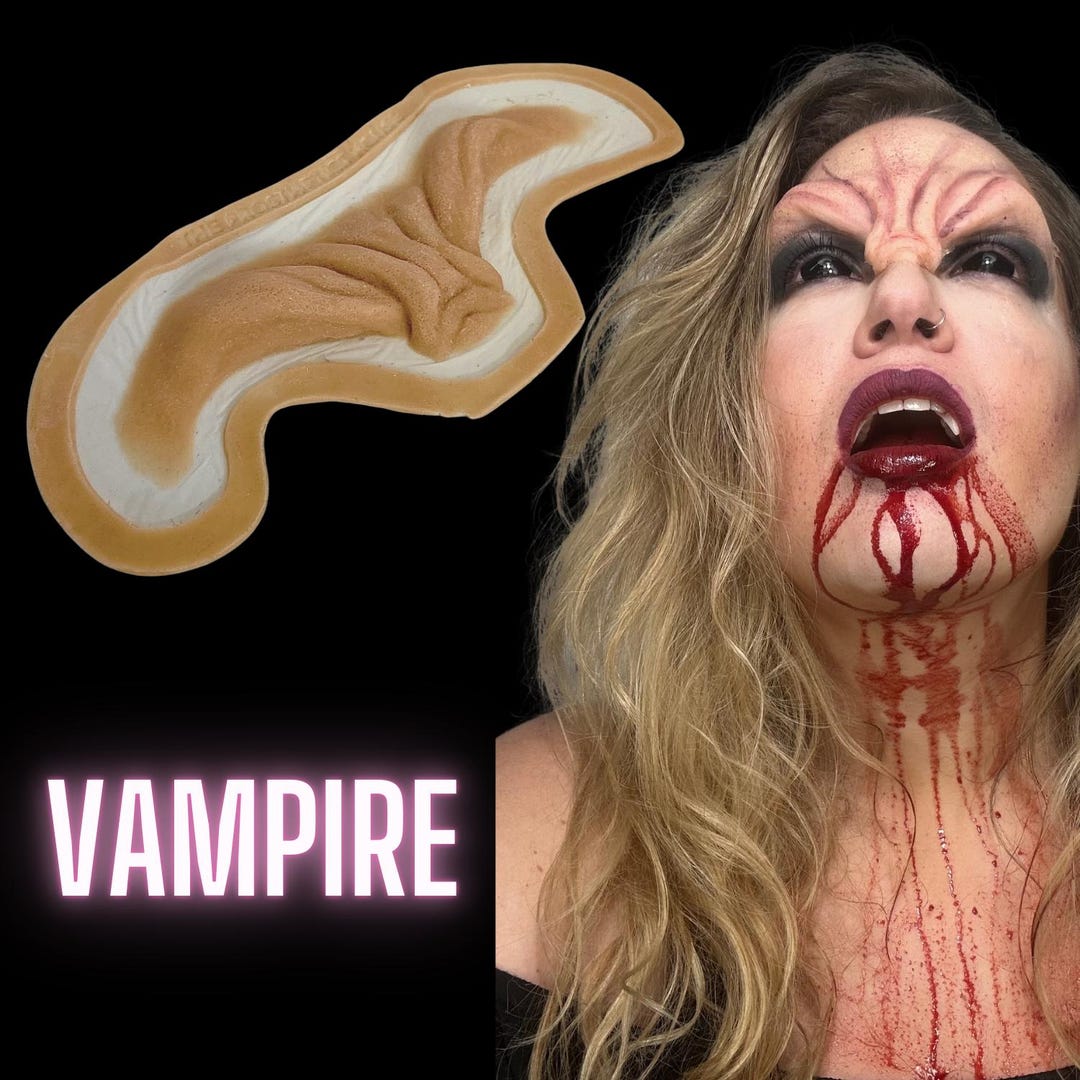 Vampire Brow | Werewolf | Creature | Forehead | Silicone Prosthetic ...