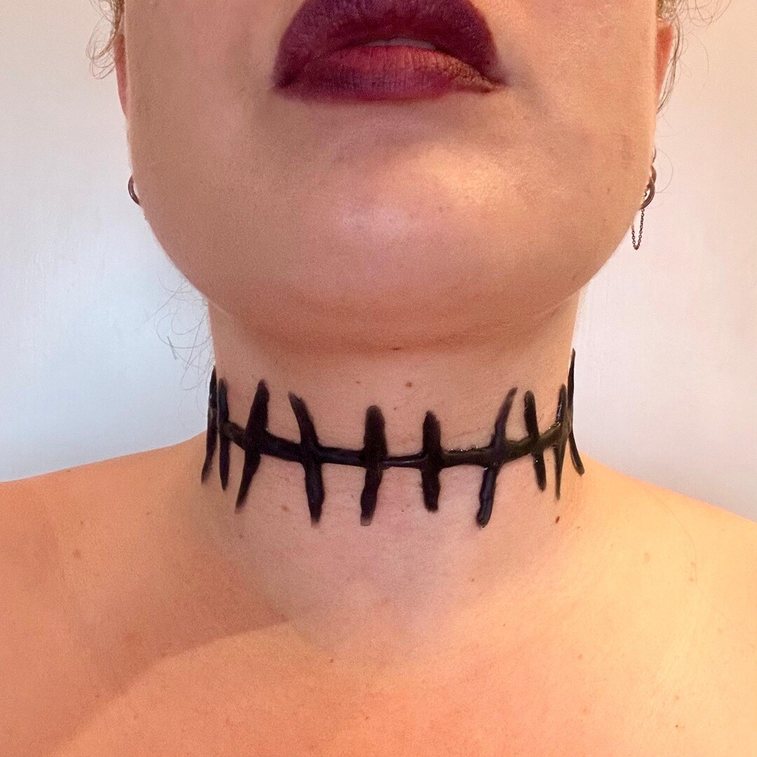 Frankenstein Stitches Large / Silicone Prosthetic / SFX Make Up - Etsy