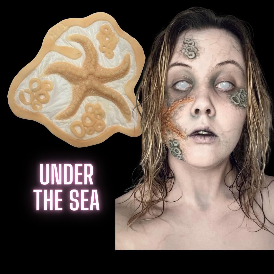The Starfish + Coral | SFX Make up | Silicone Prosthetic - Etsy