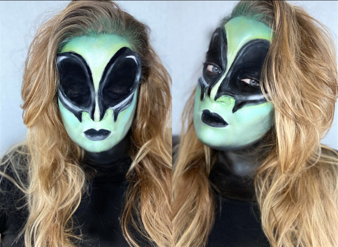 The Alien Eyes SFX Make up Sci Fi Silicone Prosthetic - Etsy