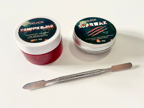 The SFX Kit Scar Wax and Fake Blood Halloween Make up - Etsy
