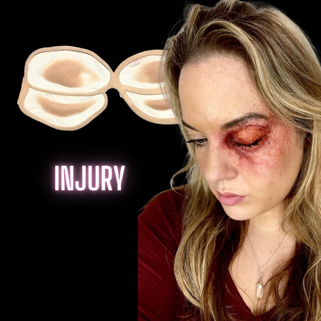 The Swollen Eyes | Silicone Prosthetic | Black Eye SFX Make Up - Etsy