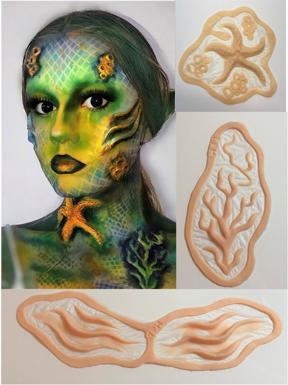 The Small Mermaid Collection SFX Make up Silicone - Etsy