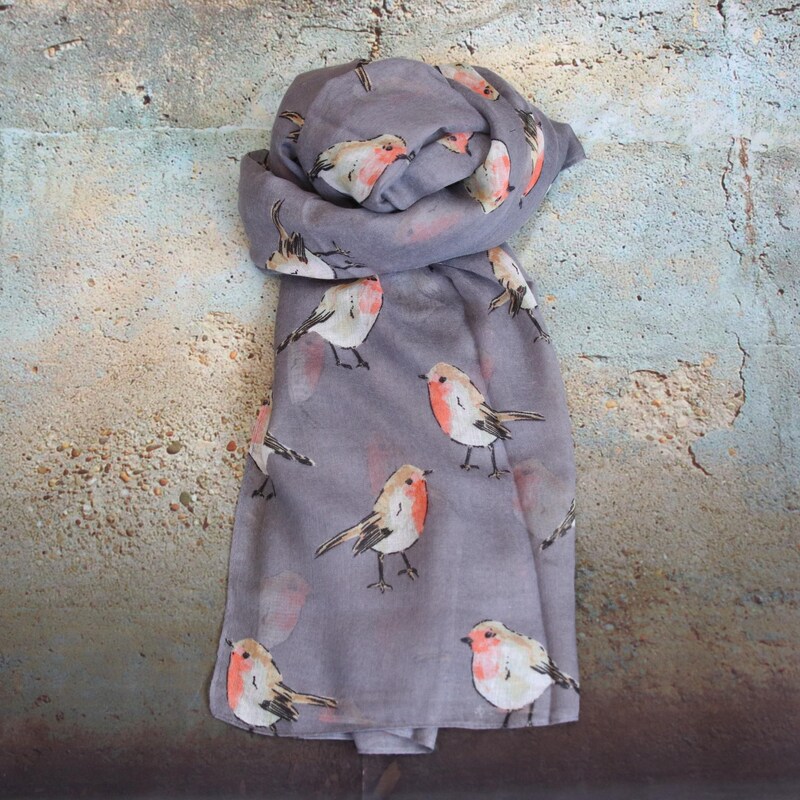 Bird Scarf - Etsy UK