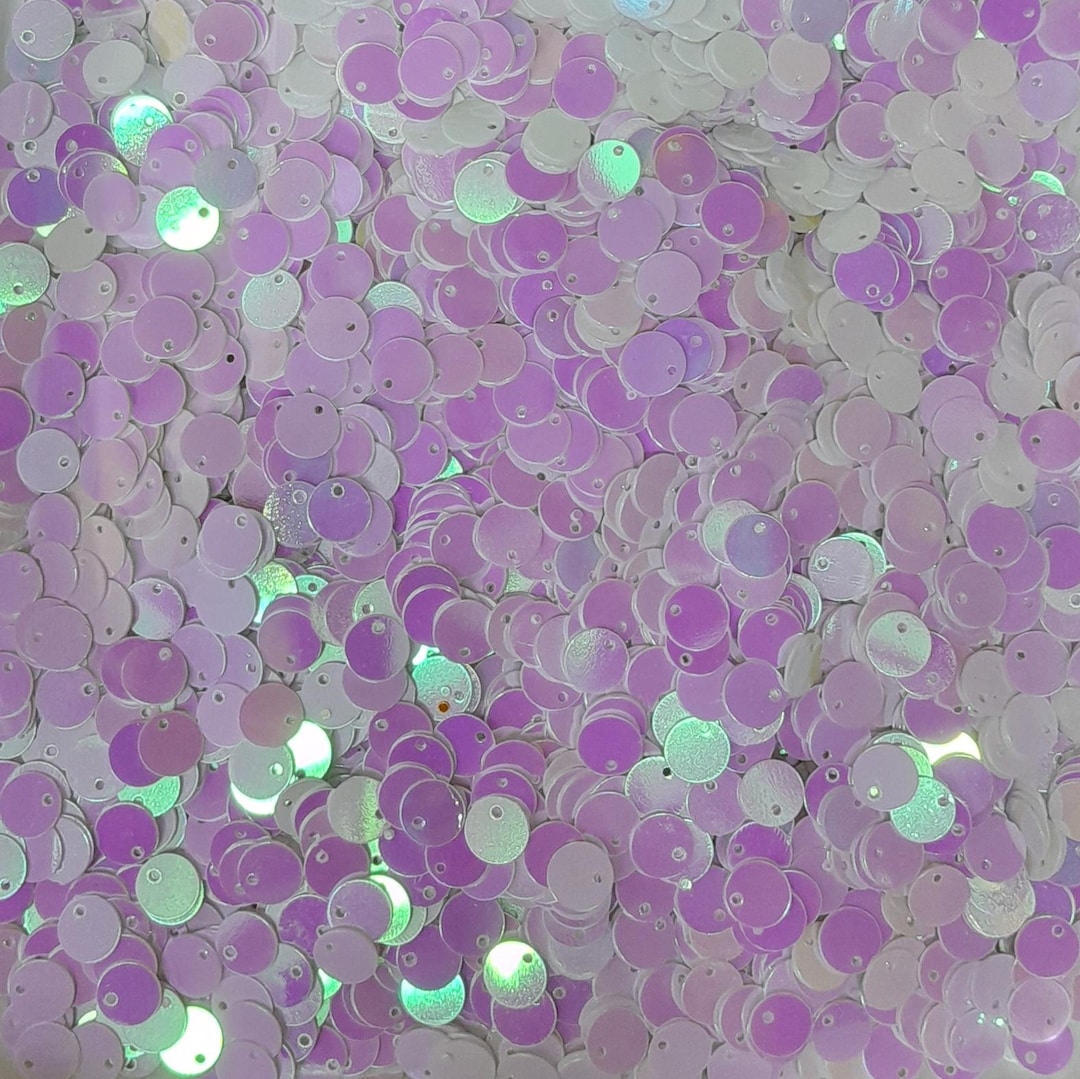 Pearl Seashell Iridescent 8mm Top Hole Sequins Paillettes 16 Grams ...