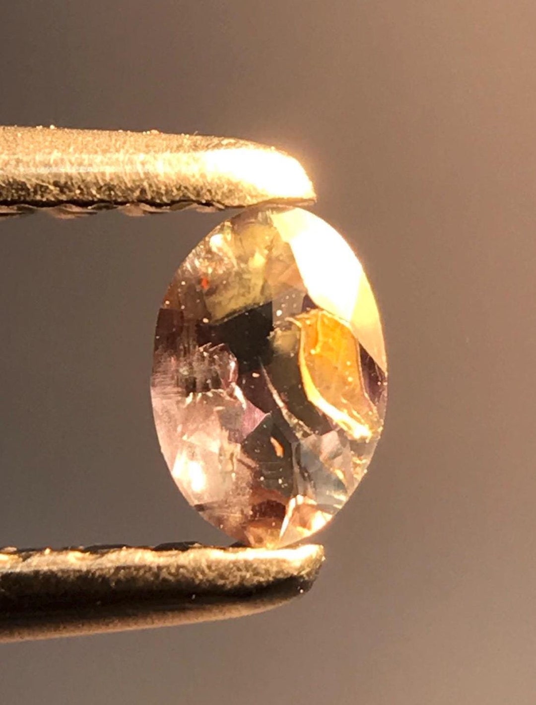 Natural Alexandrite Gemstone: Oval Color-changing Stone (4x3x1.5 Mm) - Etsy