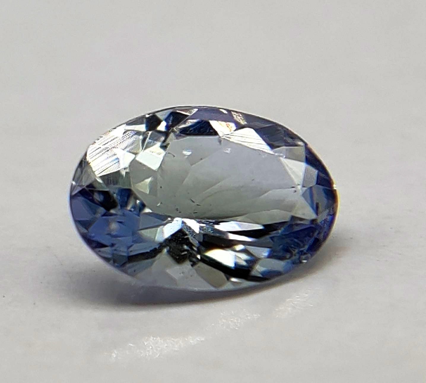 Tanzanita de alta calidad 100% natural 7x5mm 0.710 quilates | Etsy