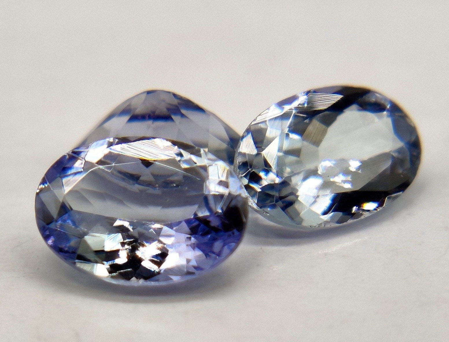 Tanzanita de alta calidad 100% natural 7x5mm 2.450 quilates 3 | Etsy