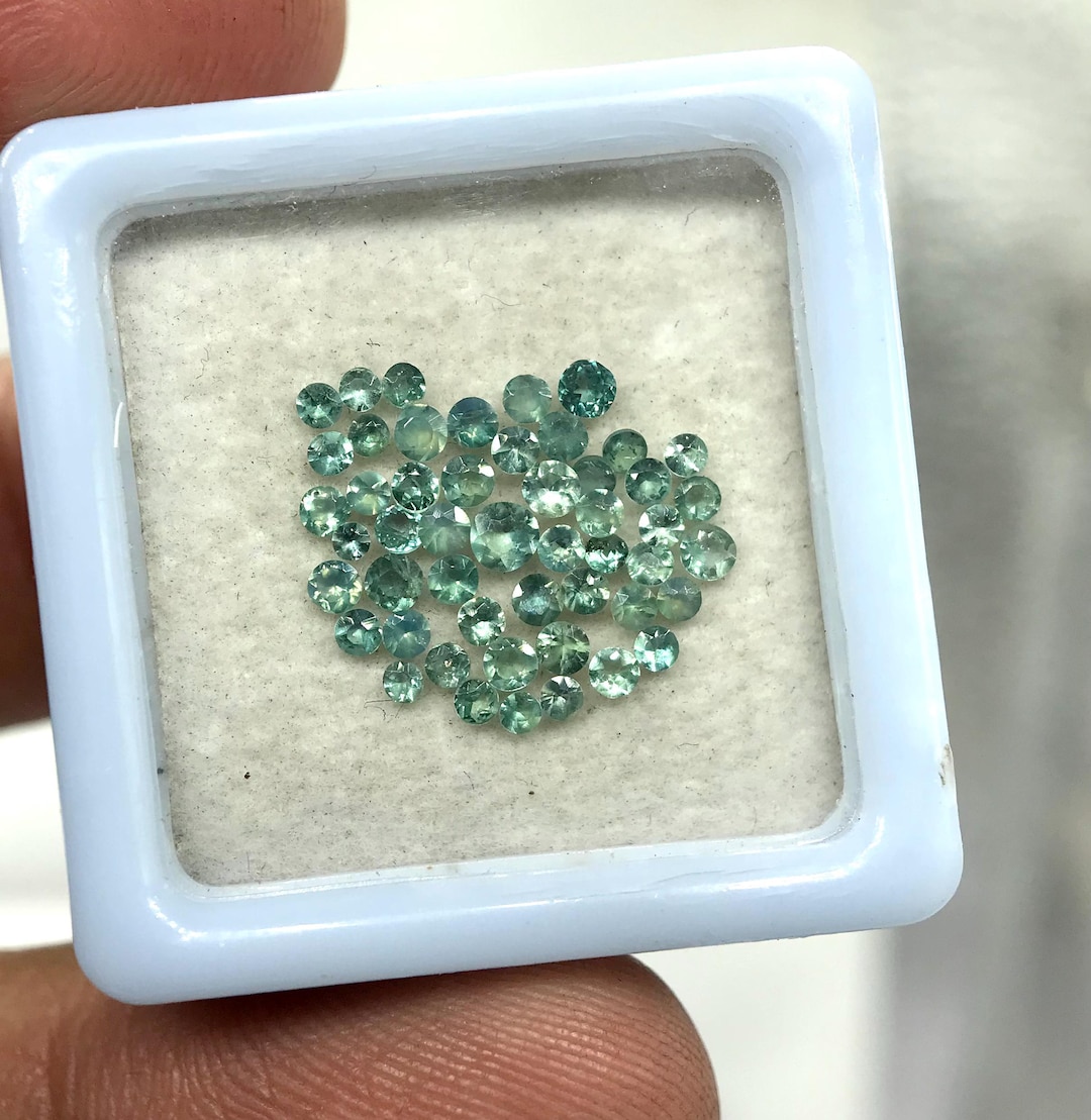 Natural Color Changing Alexandrite Round Lot: Round Cut Gemstones for ...