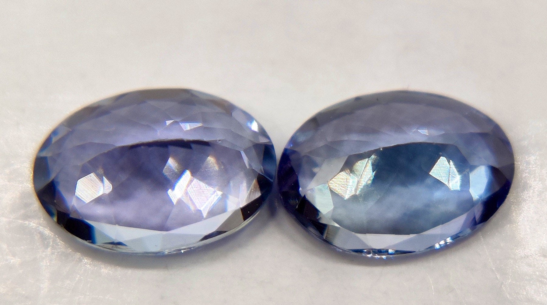 Top Quality Tanzanite 100% Natural 7x5mm 1.495 carat 2 pieces | Etsy