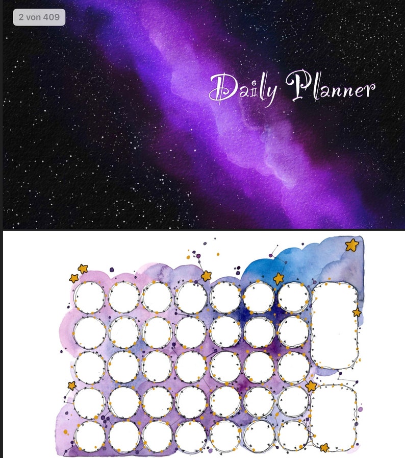 Digital Galaxy Planner - Etsy