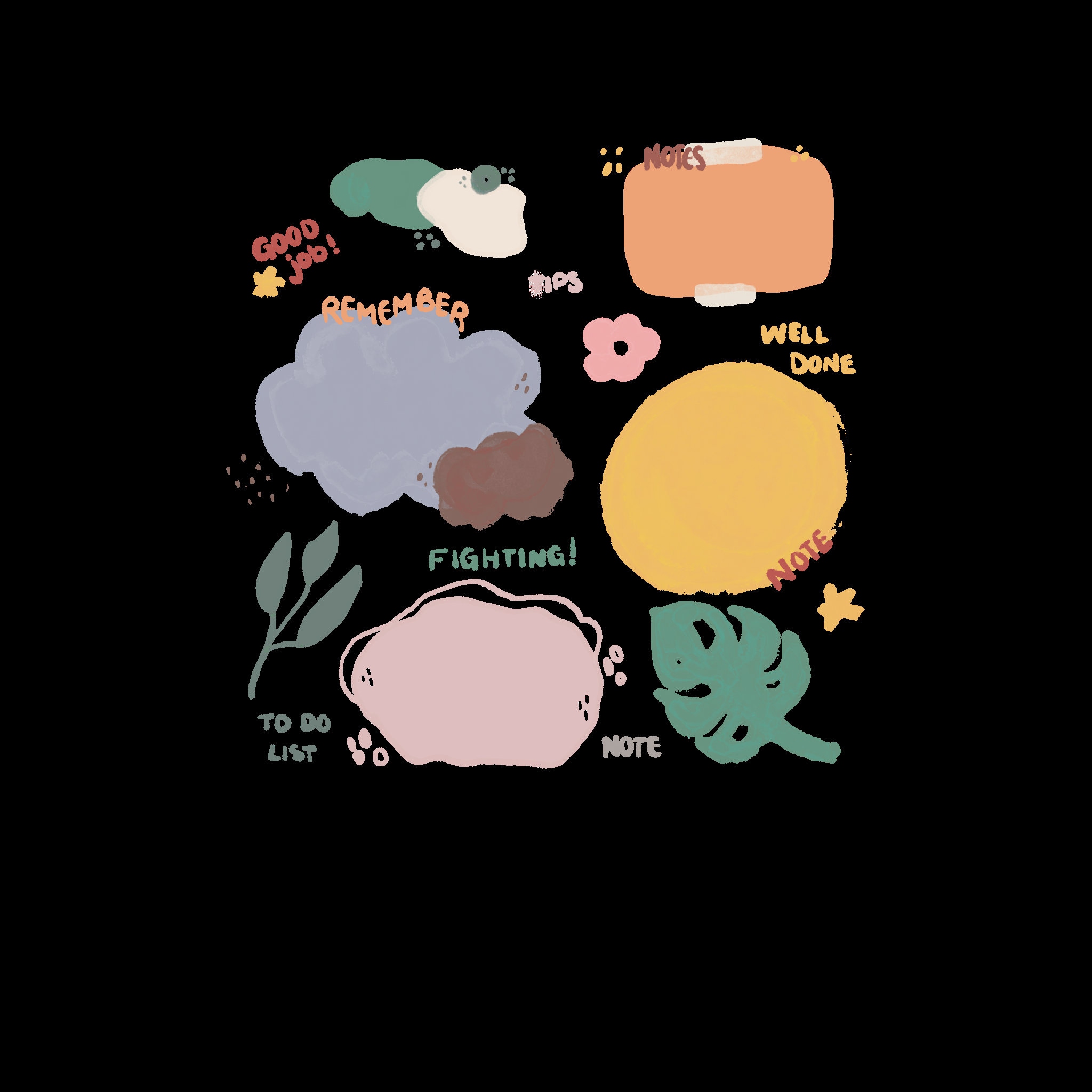 Digital Stickers for Planning - Etsy