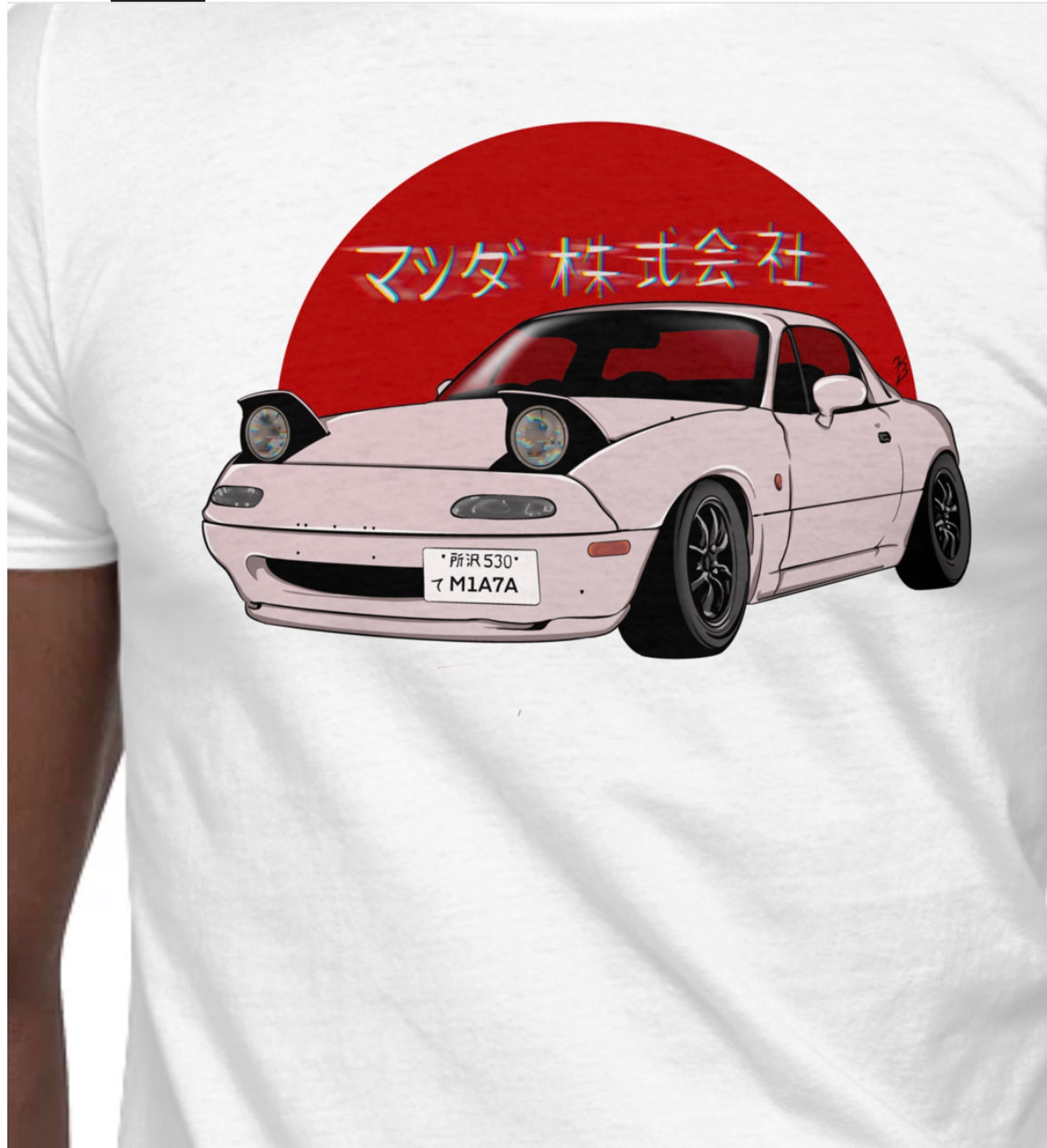 Mazda Miata Kanji T-shirt Custom Design - Etsy