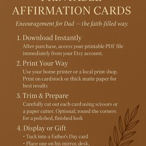 Christian Father’s Day Affirmation Cards – Printable Bible Verse Gift ...