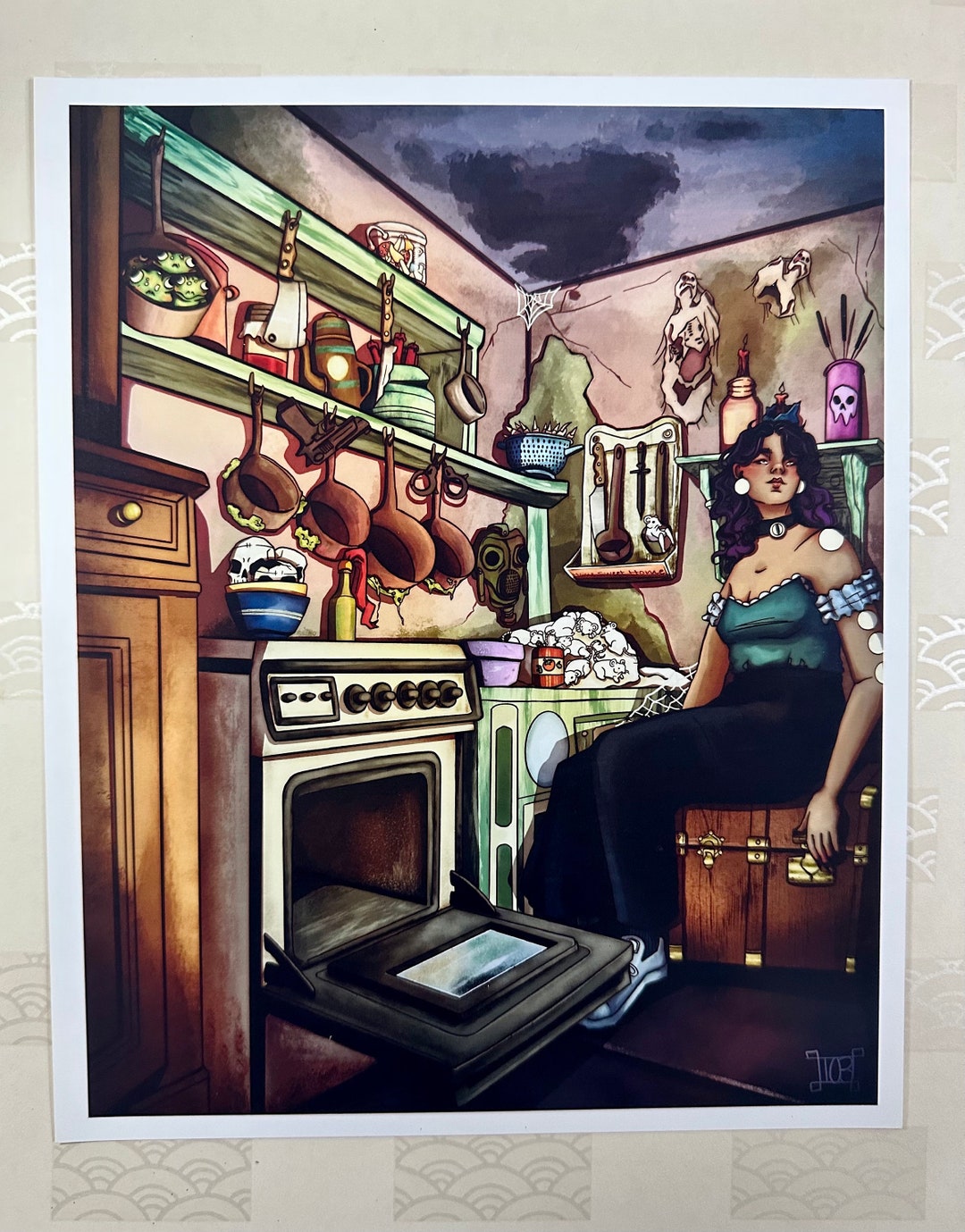 Hansel and Gretel Horror Fairy Tale Original Art Print-glossy - Etsy