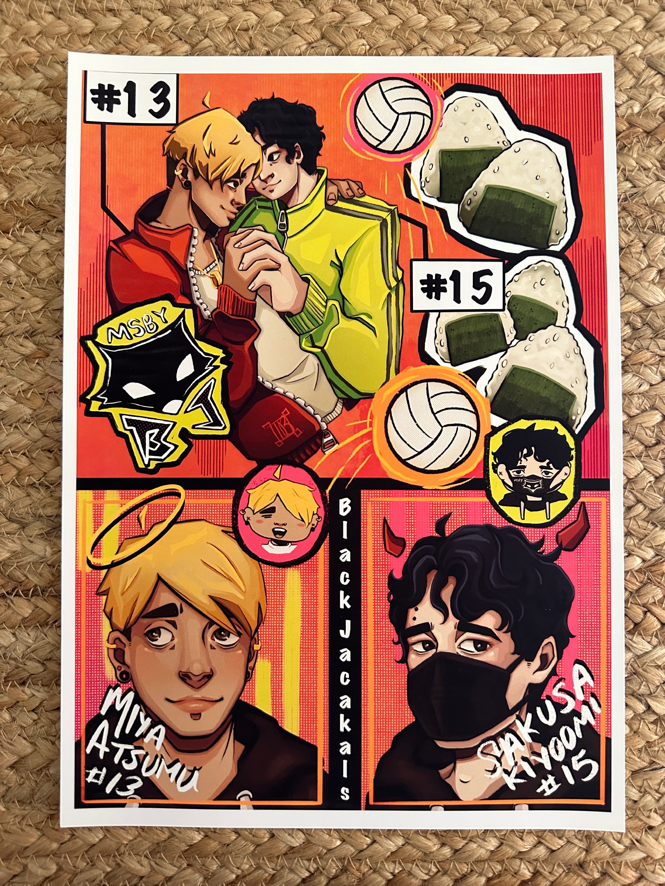 Haikyuu Fanart Print: Sakusa Kiyoomi and Atsumu Miya - Etsy