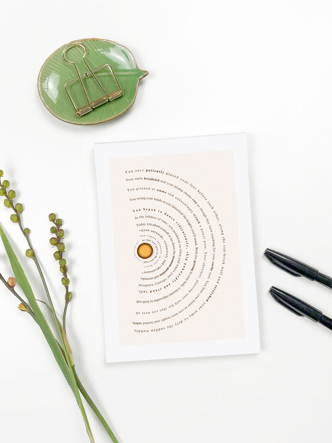 Minimalist Poem Art Print: Giclée Fine Art, Neutral Home Decor - Etsy