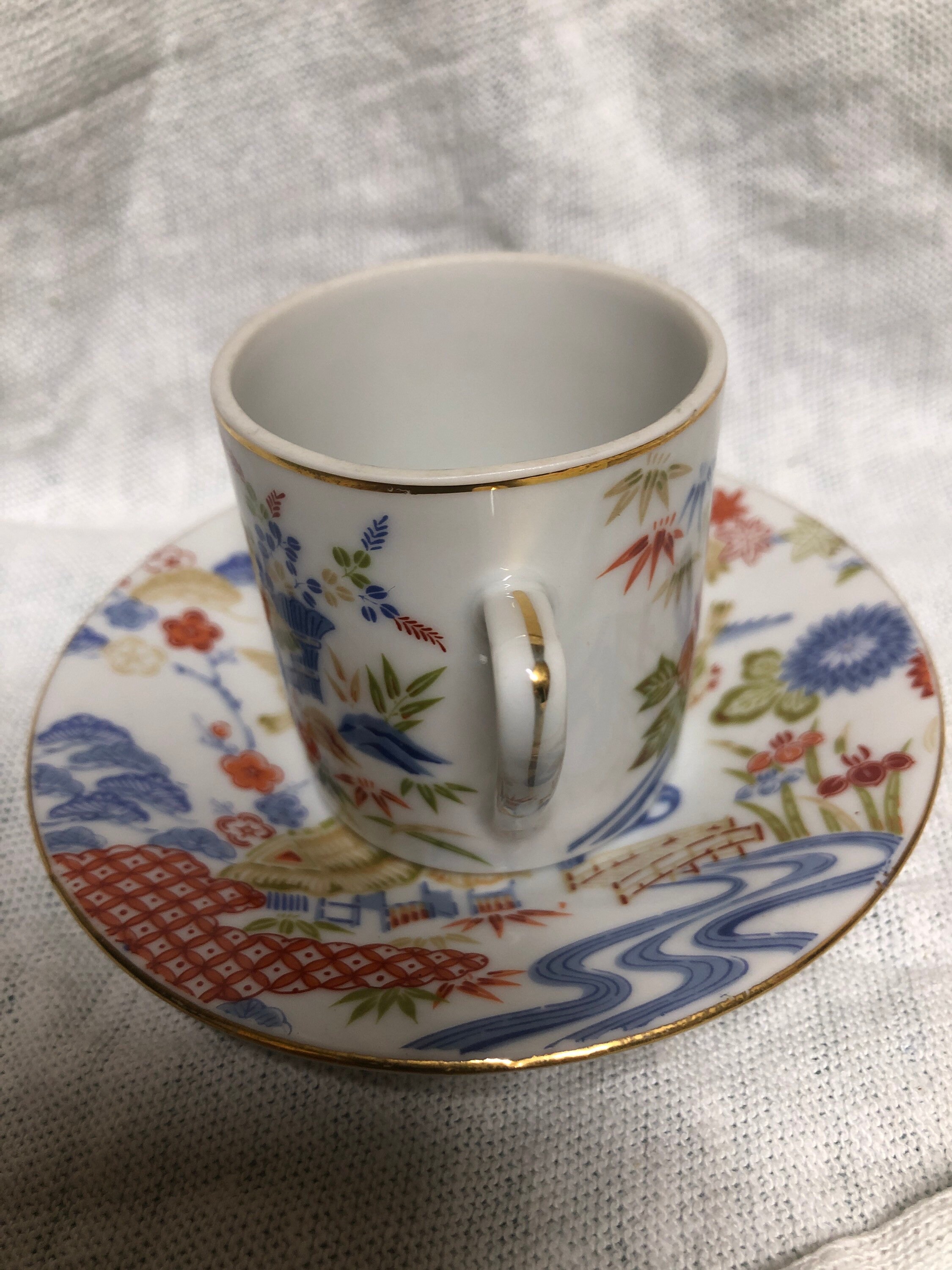 Antique Mini Japanese Teacup & Saucer Sato Gordon Collection-1940s - Etsy