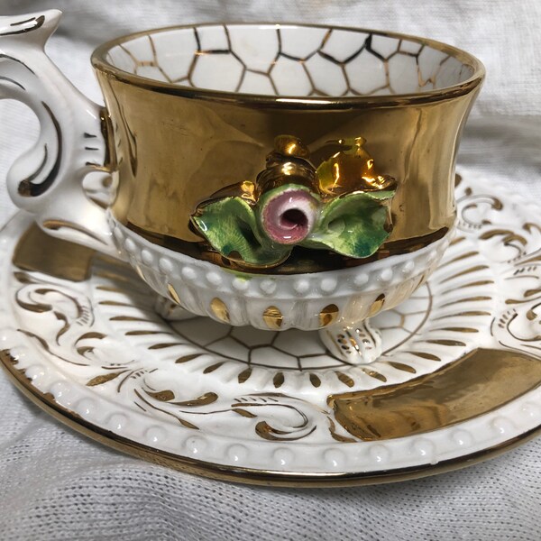 Capodimonte Tea Set - Etsy