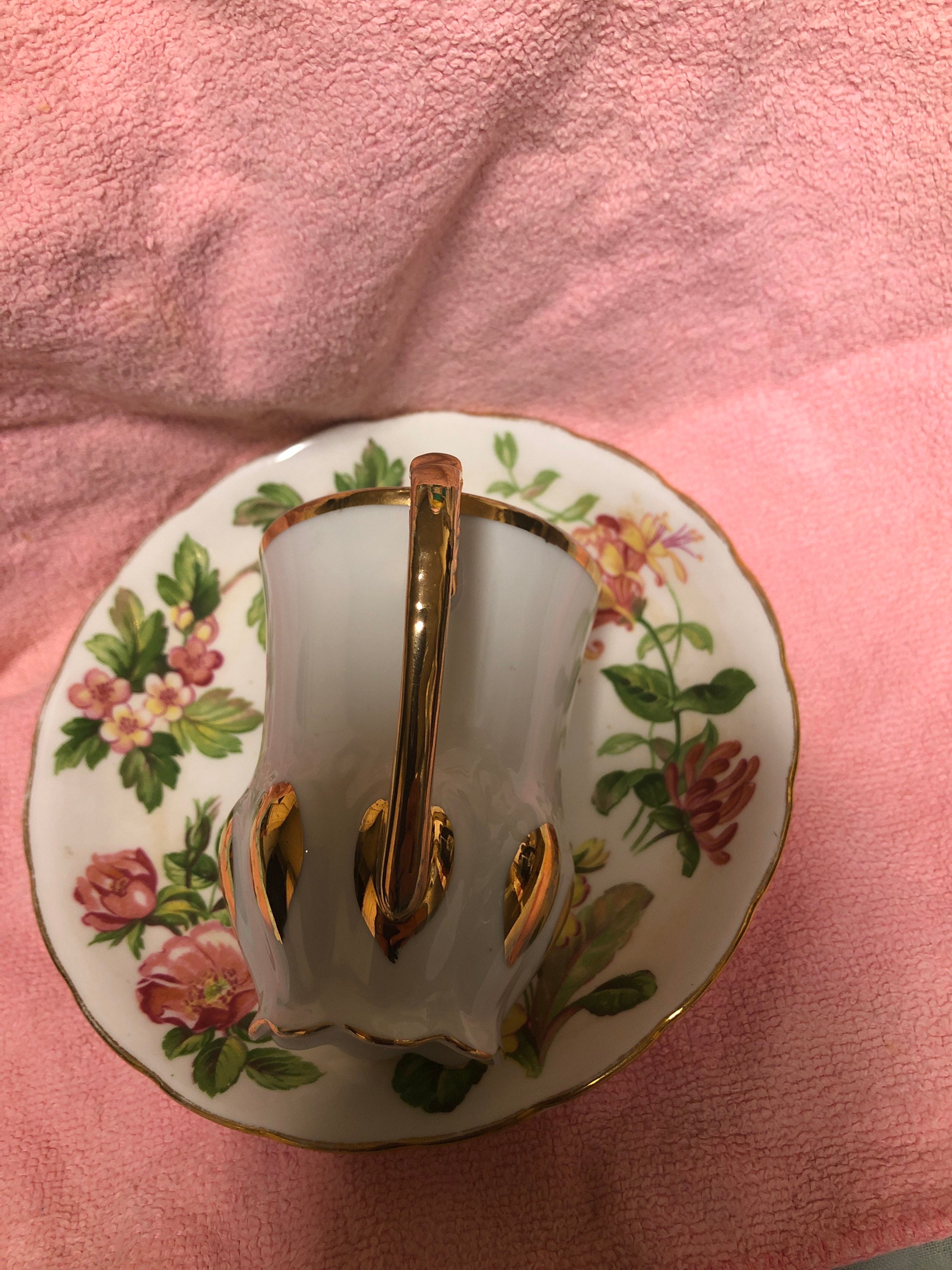 Antique Royal Crown Tea Cup and Saucer - Etsy