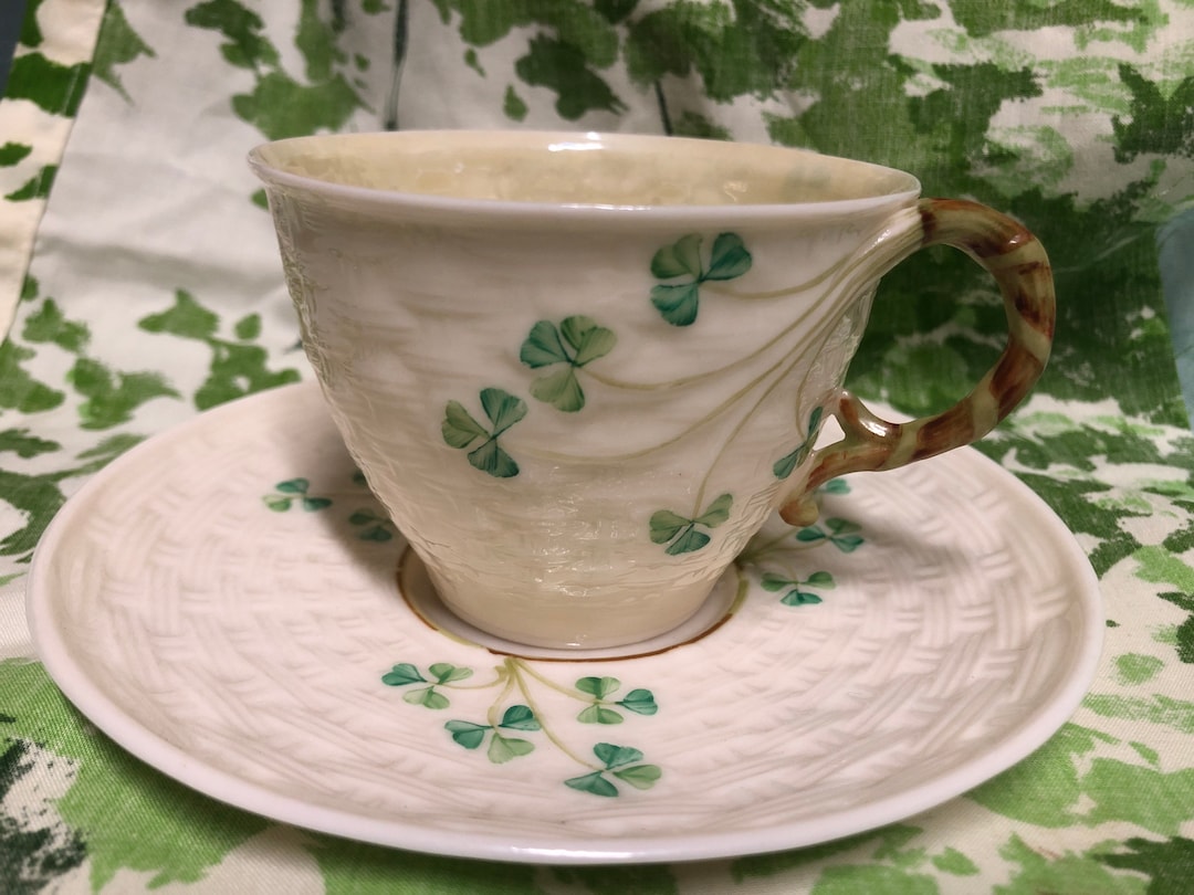 Shamrock Irish Tea Cup -fermanagh Made in Ireland - Etsy