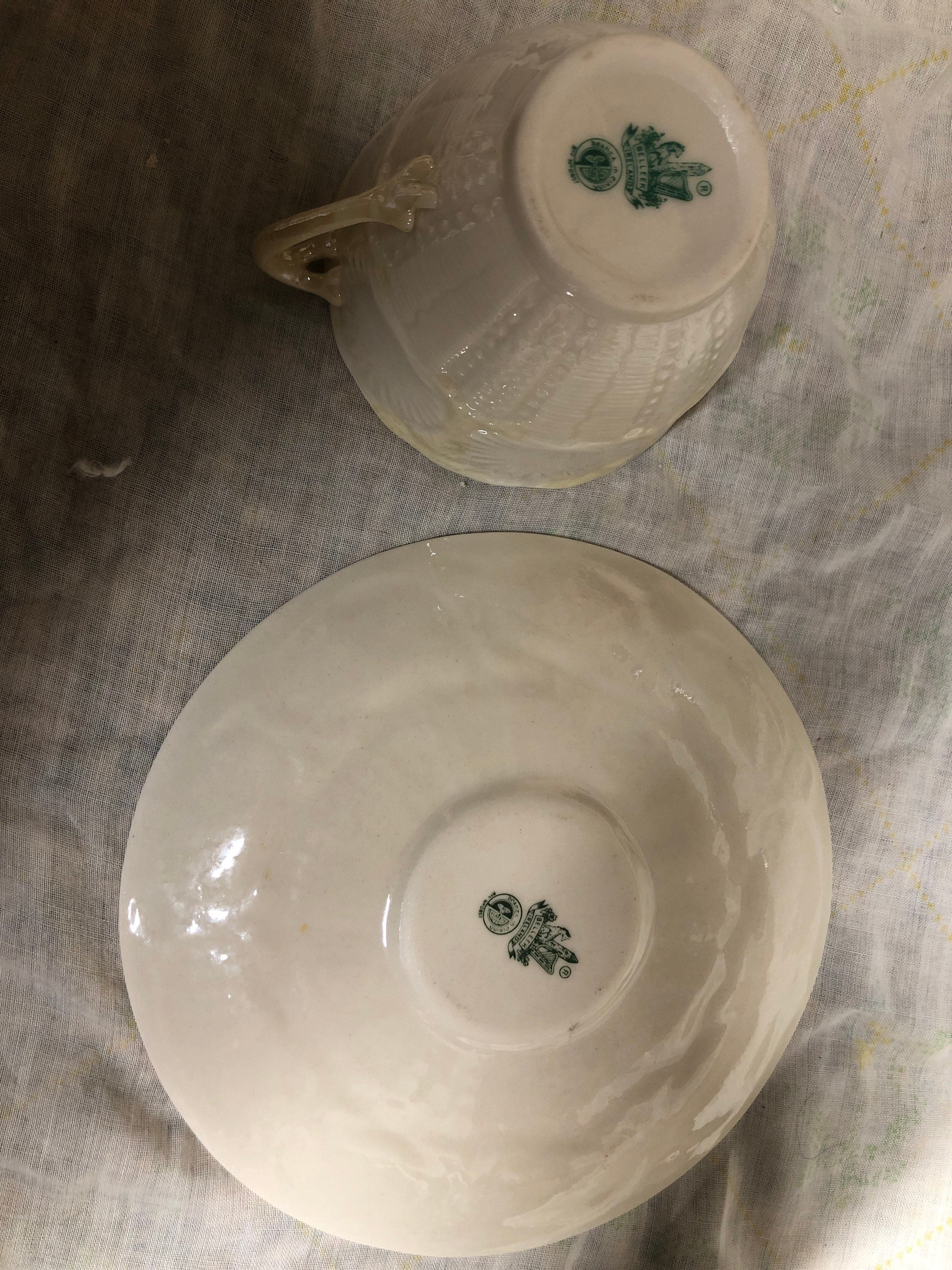 Extra Fine Porcelain Teacup and Saucer-made in Ireland - Etsy