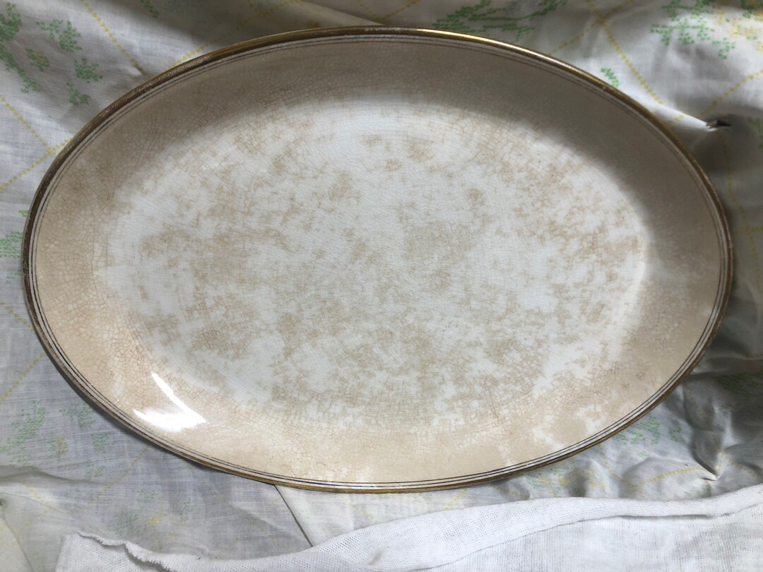 Antique - Joseph Maddock & Sons Royal Vitreous-porcelain Platter - Etsy
