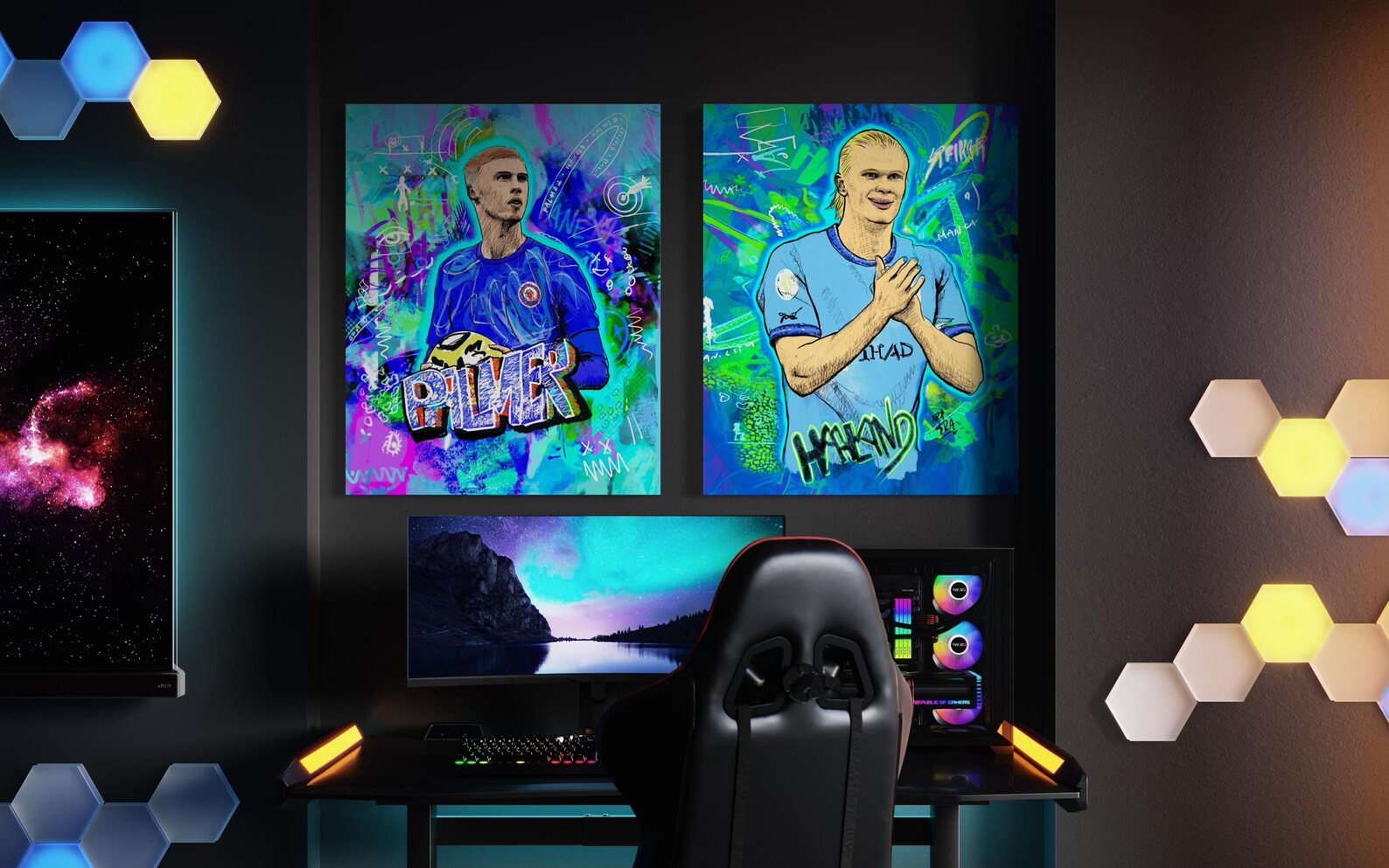 Cole Palmer Original Digital Poster, Palmer Chelsea Canvas and Hoodie ...